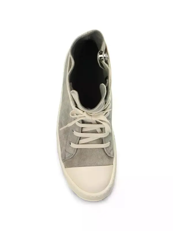 Rick Owens Leather High-top Sneakers