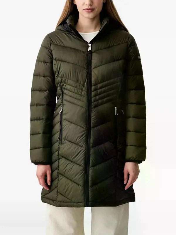 Dkny Quilted Hooded Jacket