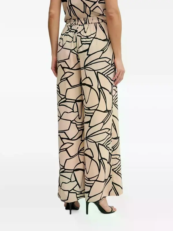 Joseph Ribkoff Abstract-print Palazzo Pants