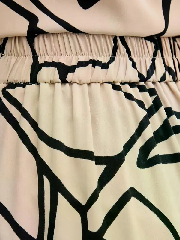 Joseph Ribkoff Abstract-print Palazzo Pants