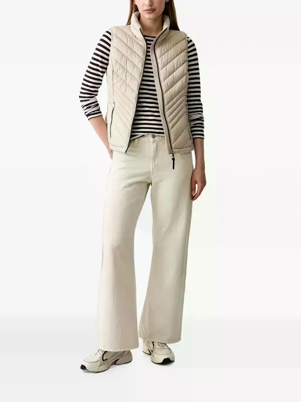 Dkny Quilted Gilet - Neutrals