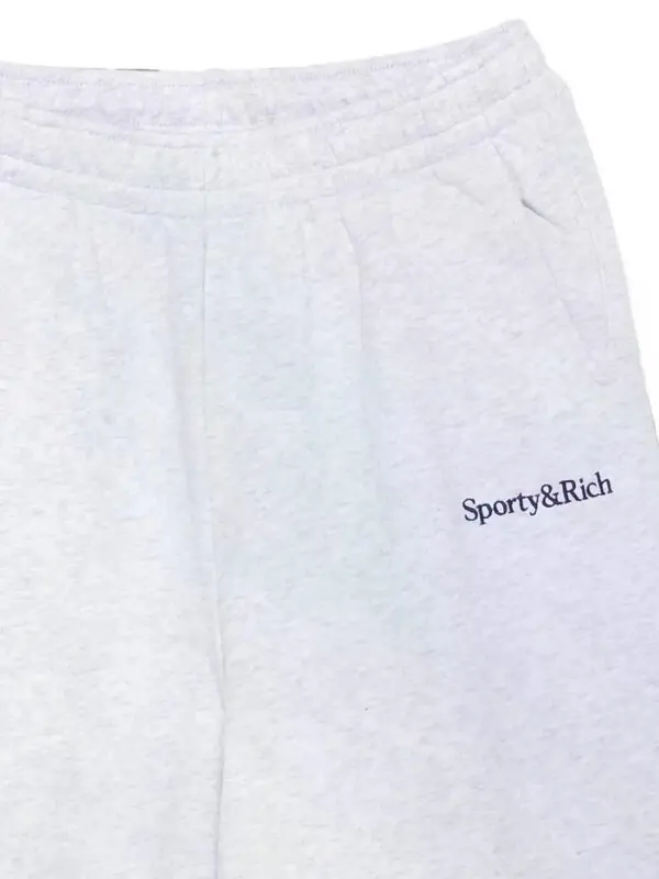 SPORTY & RICH Logo Embroidered Track Pants