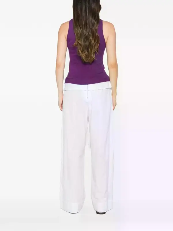 Eric Bompard Plain-knit Sleeveless Top