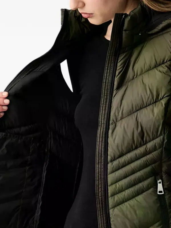 Dkny Quilted Hooded Gilet