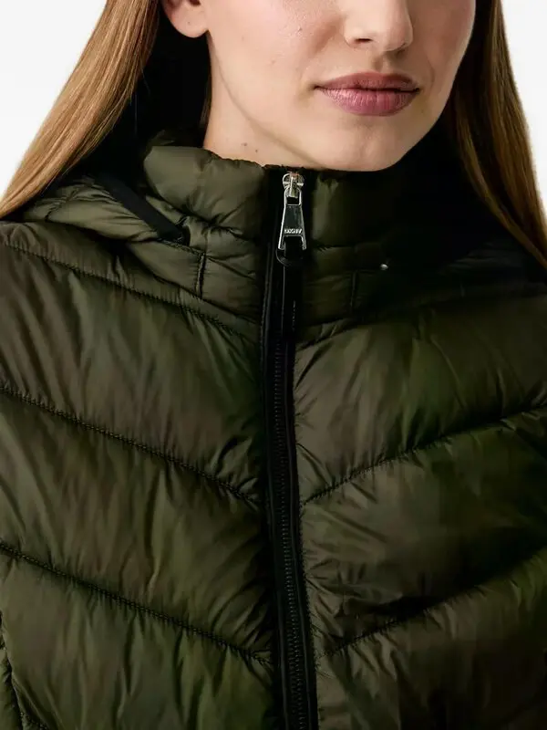 Dkny Quilted Hooded Gilet