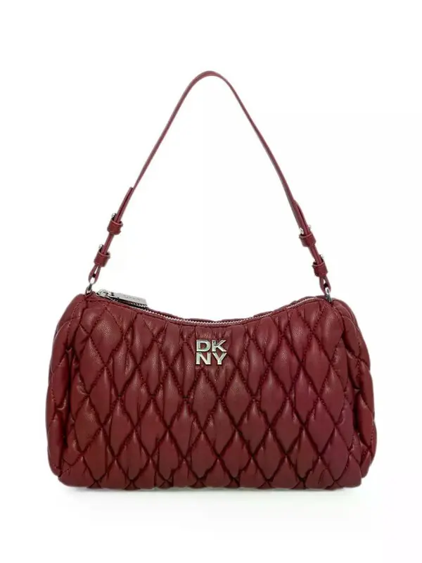 Dkny Quilted Logo-plaque Shoulder Bag