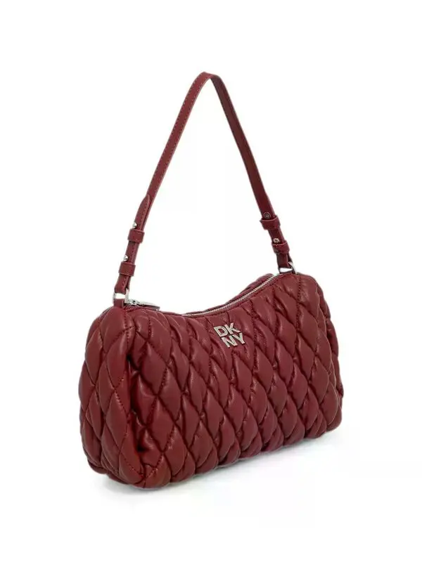Dkny Quilted Logo-plaque Shoulder Bag