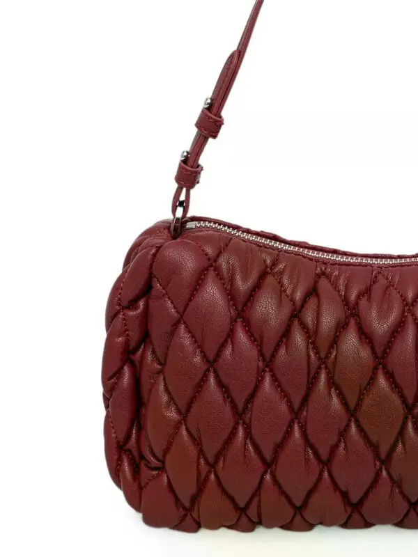 Dkny Quilted Logo-plaque Shoulder Bag