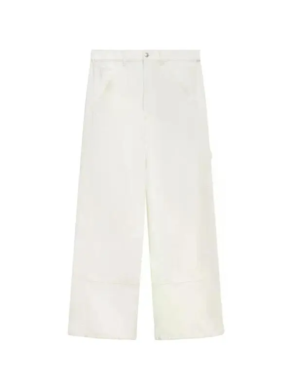 Marni White Denim Wide-leg Jeans