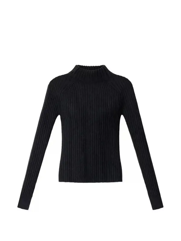 Isabel Marant Étoile Virginia Ribbed-knit Mock-neck Sweater