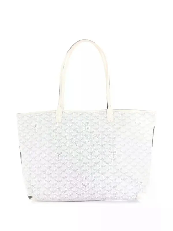 Goyard Artois Tote Coated Canvas Mm Shoulder Bag - White