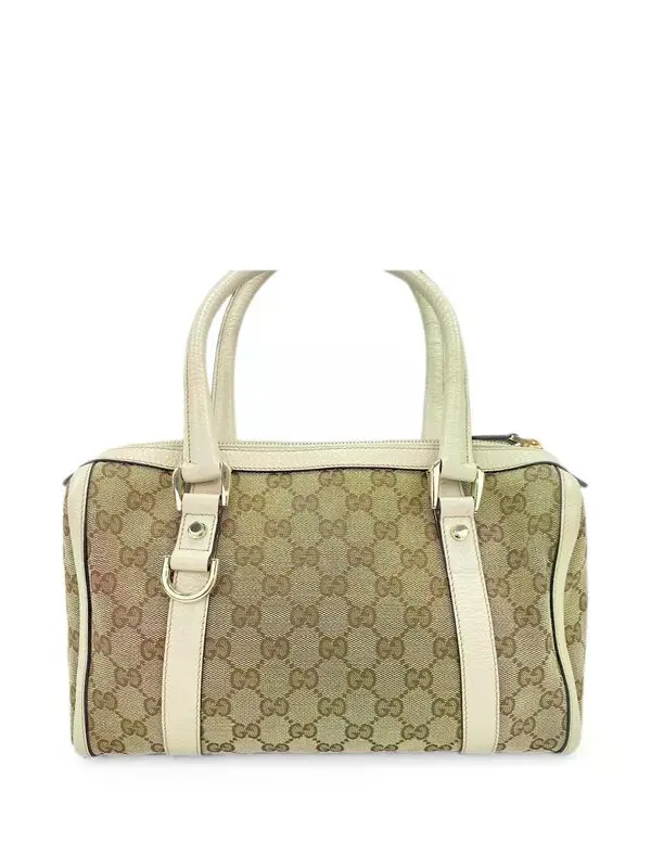 Gucci 2000s Abbey Gg Canvas Shoulder Bag