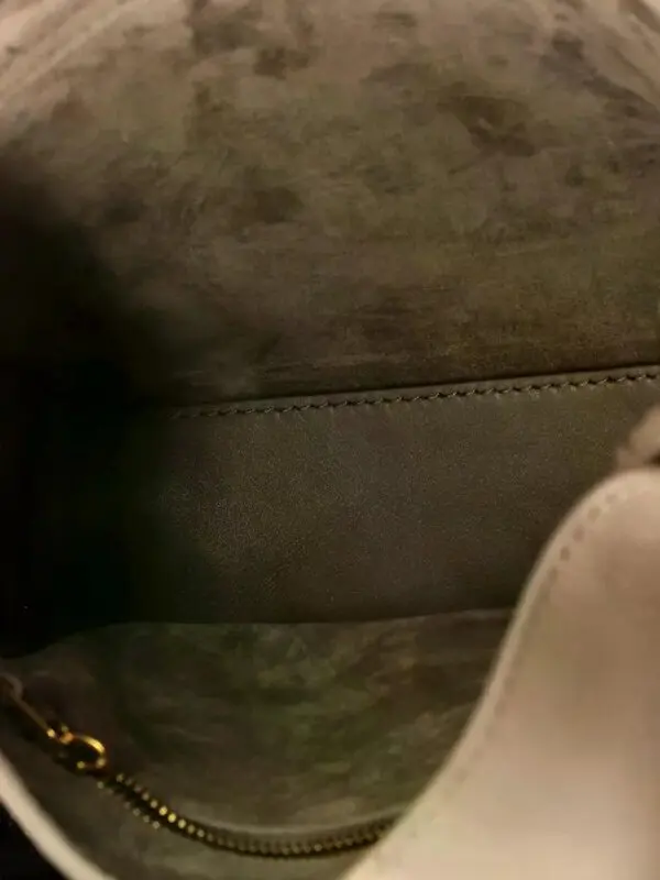 Bottega Veneta Ciao Ciao Leather Top Handle Bag With Intrecciato Detail - Grey