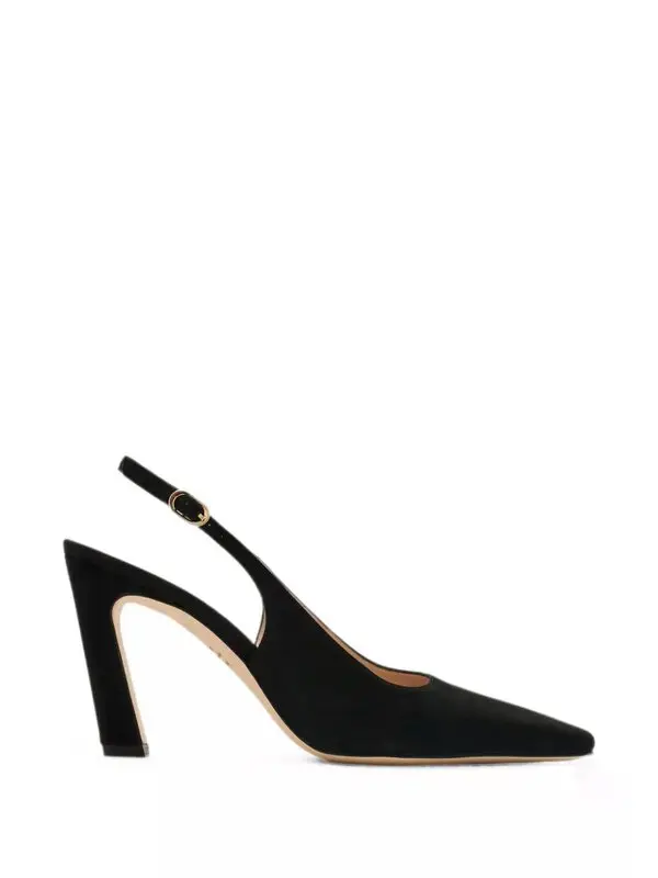 STUART WEITZMAN Slingback Pointed-toe Sandals