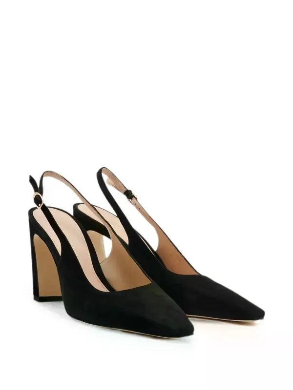STUART WEITZMAN Slingback Pointed-toe Sandals