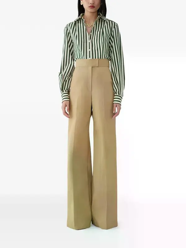Carolina Herrera Gabardine Wide-leg Diane Pants