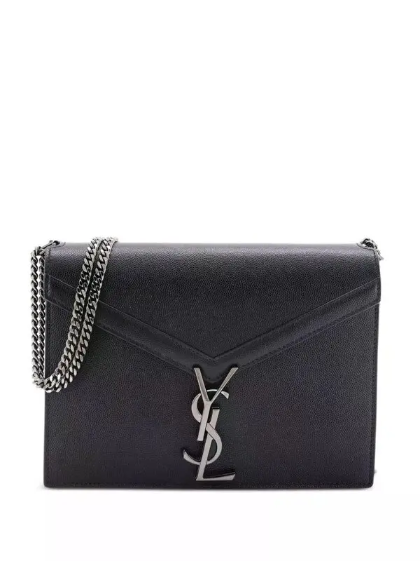 Saint Laurent Cassandra Chain Shoulder Bag - Black
