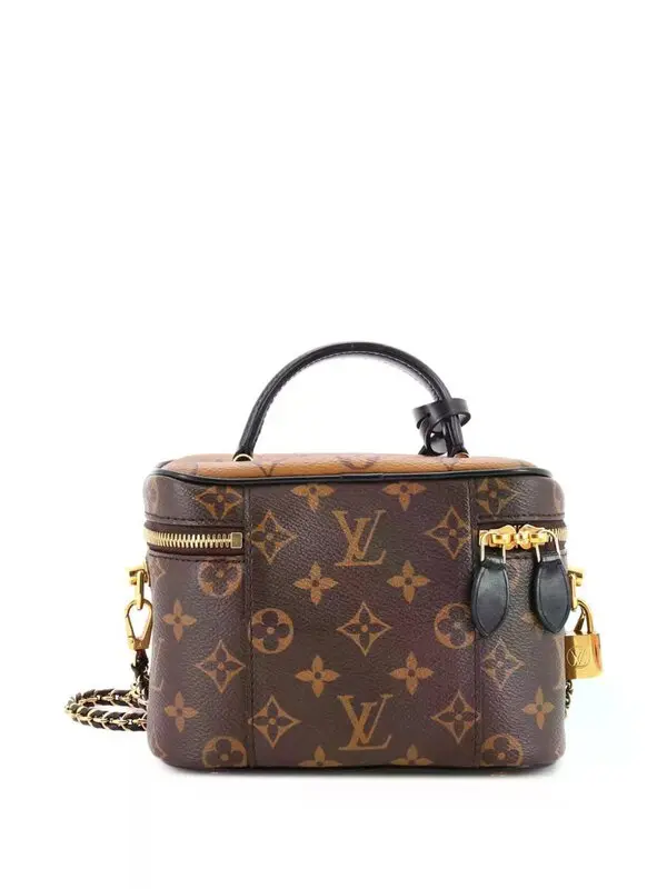 LOUIS VUITTON Reverse Monogram Canvas Vanity Pm Satchel