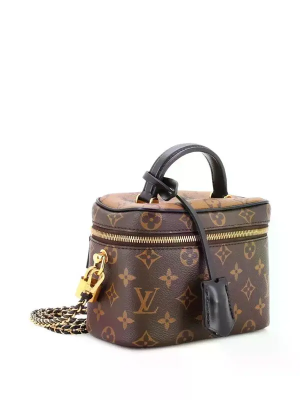 LOUIS VUITTON Reverse Monogram Canvas Vanity Pm Satchel