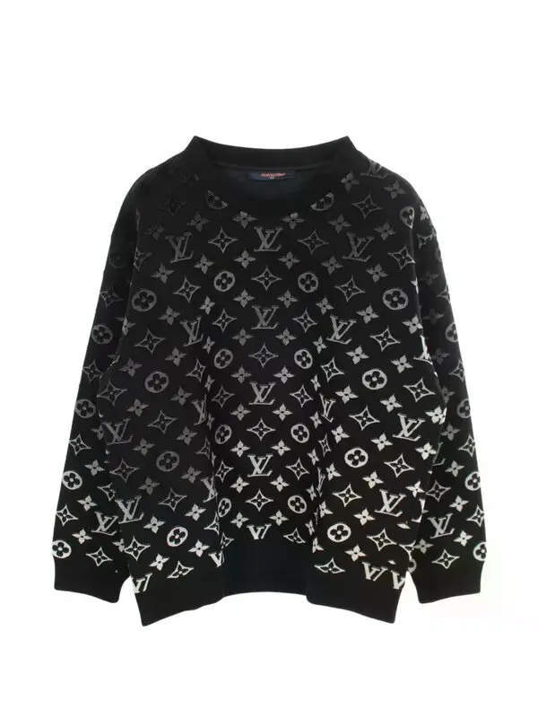 LOUIS VUITTON Monogram Gradation Cotton Sweater