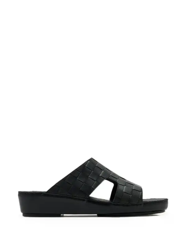 FORSA Leather Open Toe Slip-on Sandals