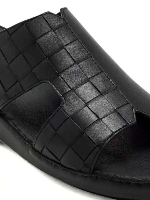 FORSA Leather Open Toe Slip-on Sandals