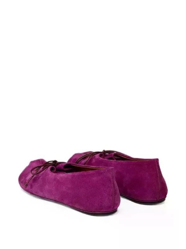 Marsèll Girella Suede Ballet Flats - Purple