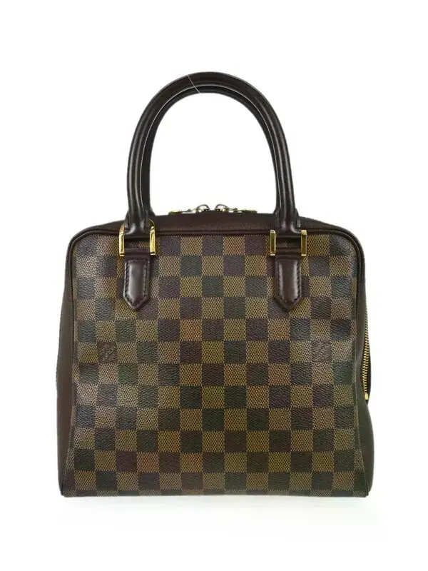 LOUIS VUITTON 2002 Brera Damier Tote Bag - Brown