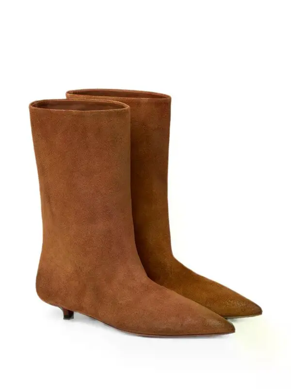 Marsèll Spino Pointed-toe Suede Ankle Boots