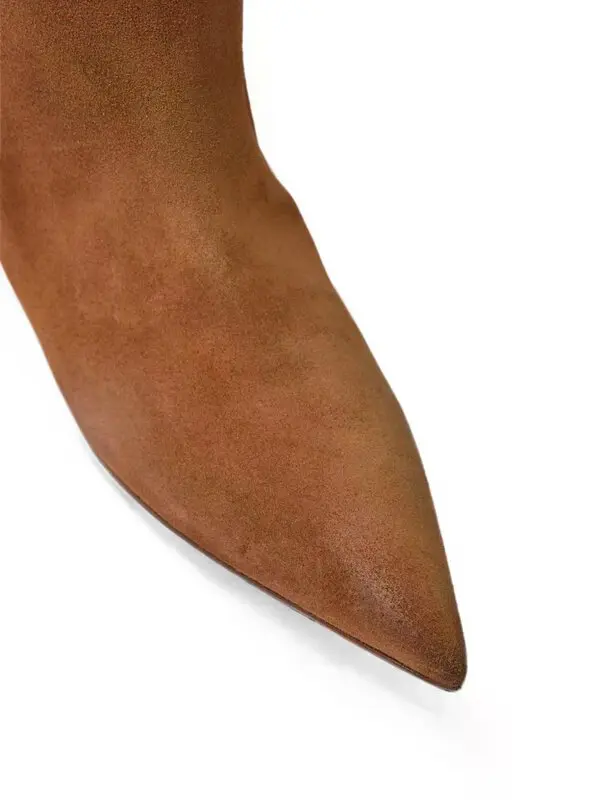 Marsèll Spino Pointed-toe Suede Ankle Boots