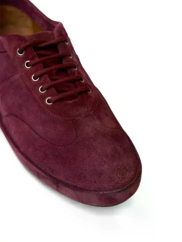 Marsèll Suede Lace-up Sneakers - Red