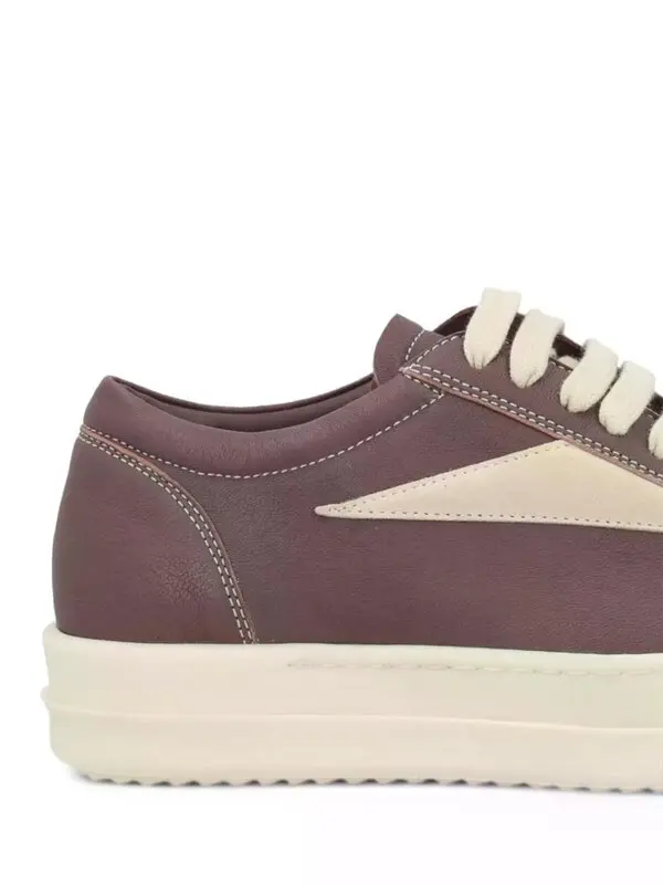 Rick Owens Lace-up Leather Sneakers