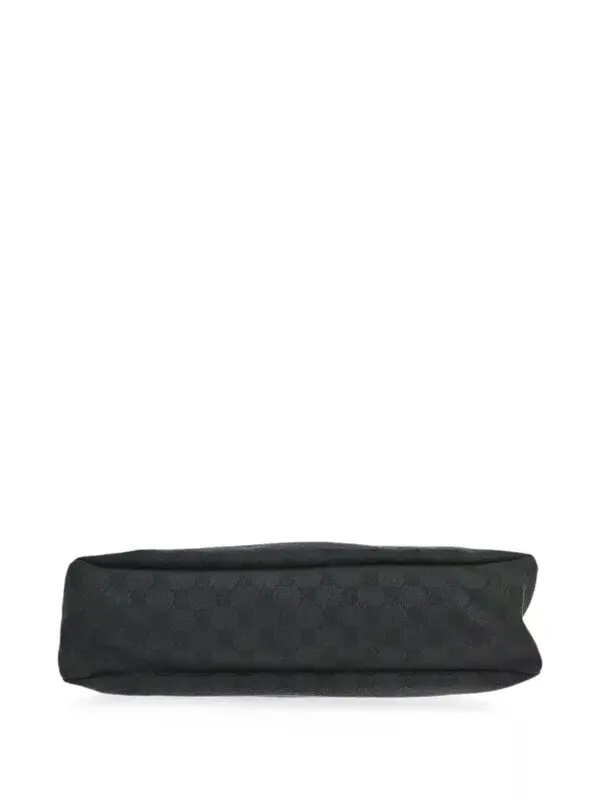 Gucci 1990-2000s Horsebit Gg Shoulder Bag