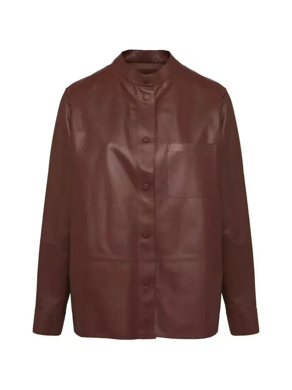 YVES SALOMON Supple Lambskin Shirt