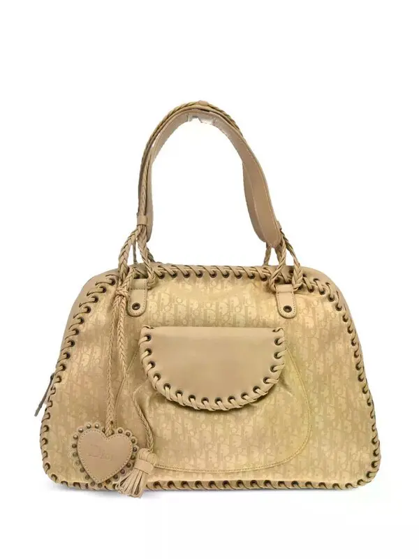 Dior 2007 Trotter Ethnic Shoulder Bag - Neutrals