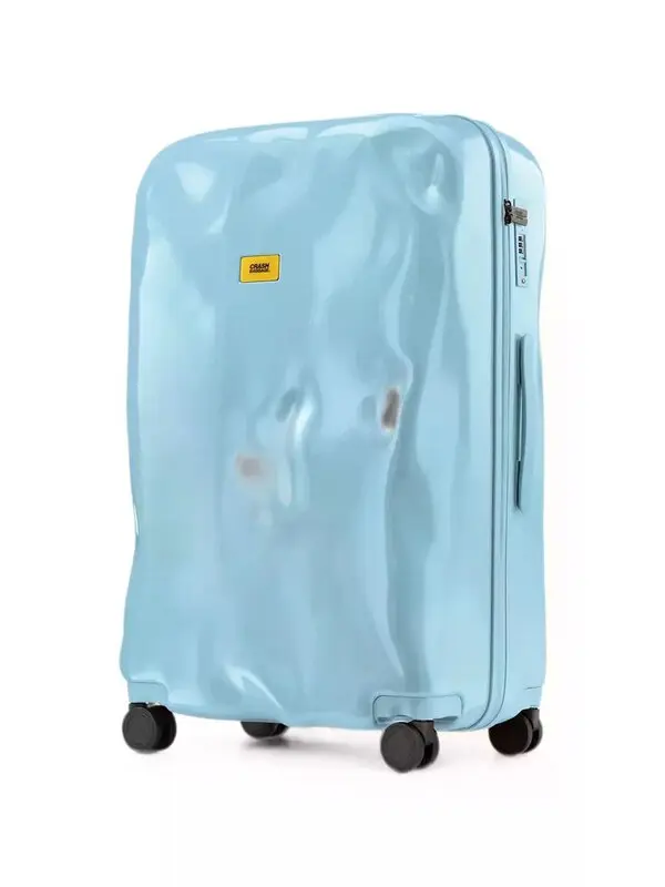 CRASH BAGGAGE Large Icon Dented Suitcase - Blue