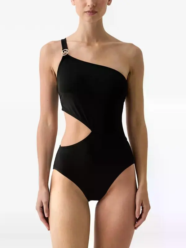 Michael Kors One-shoulder Cutout Swimsuit