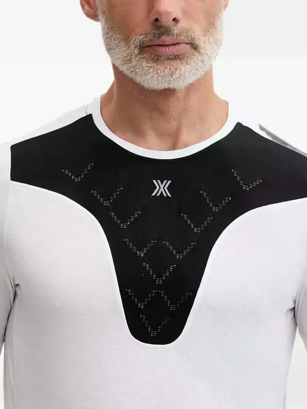 X-BIONIC Logo-print Panelled T-shirt