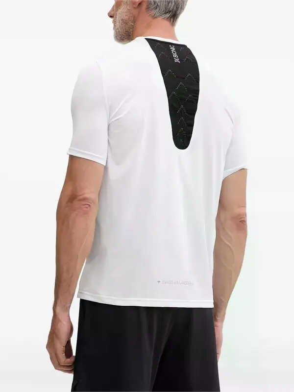 X-BIONIC Logo-print Panelled T-shirt - White