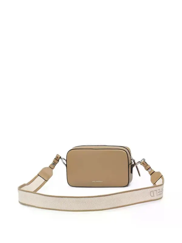 Karl Lagerfeld Logo-perforated Shoulder Bag