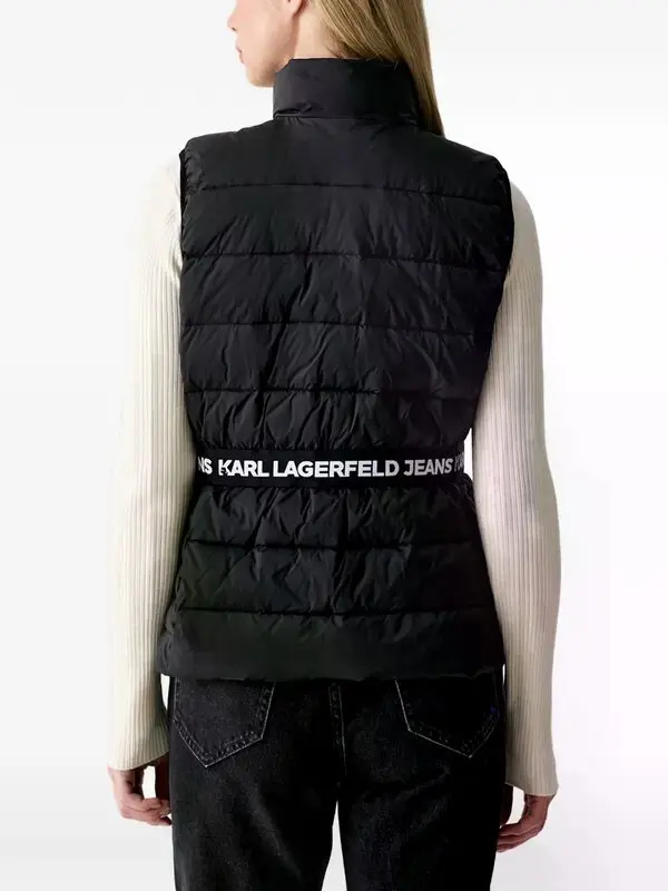 Karl Lagerfeld Quilted Logo Gilet
