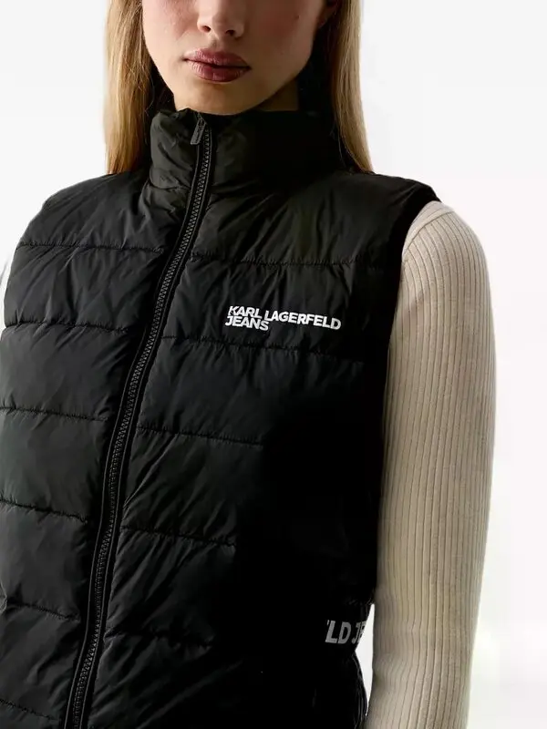 Karl Lagerfeld Quilted Logo Gilet
