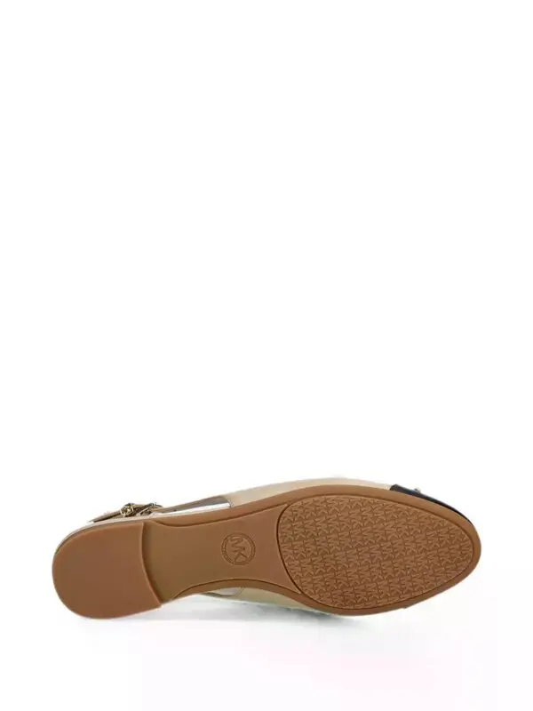 Michael Kors Bow-detail Slingback Ballet Flats
