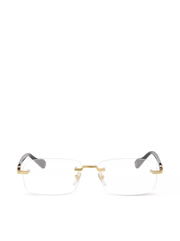Gucci Rimless Square-frame Glasses