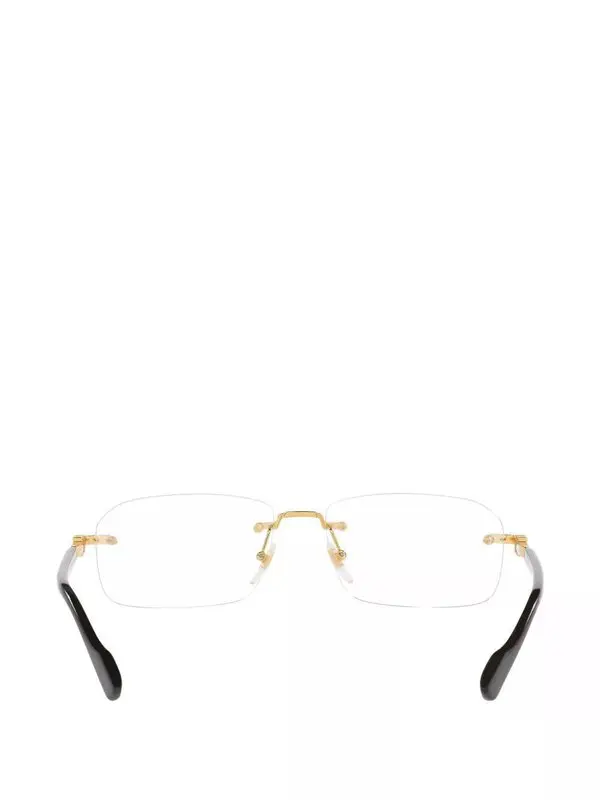 Gucci Rimless Square-frame Glasses