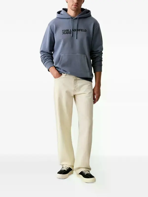 Karl Lagerfeld Logo Print Hoodie