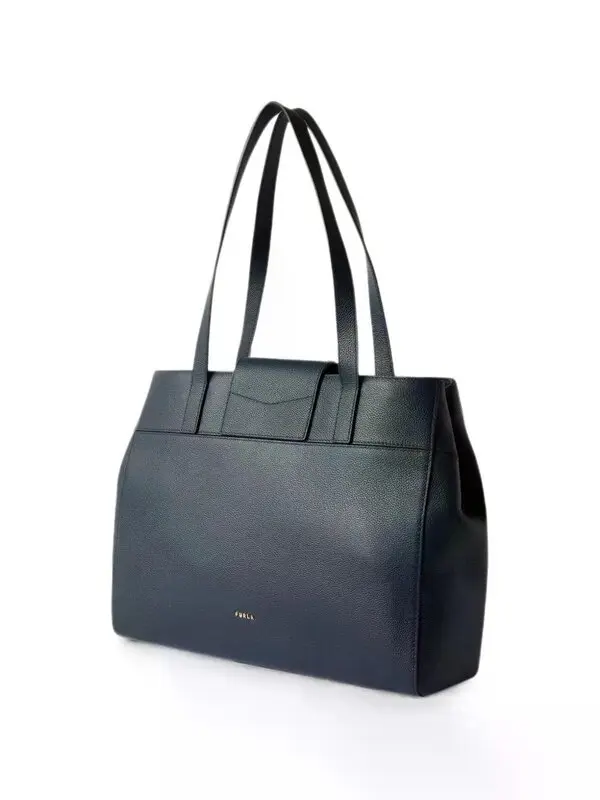 Furla Large Grained-leather Tote Bag