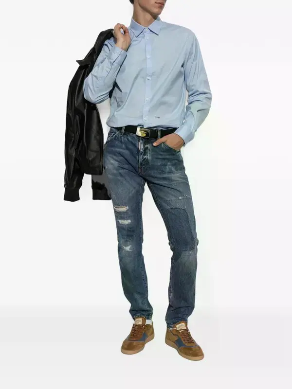 Dsquared2 Worker Wash Teddy Jeans