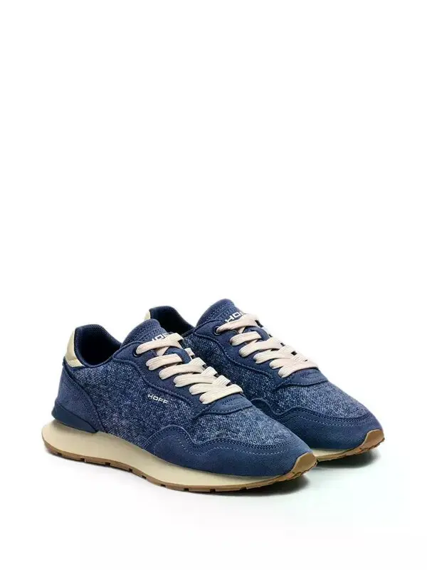 HOFF City Suede-panelled Textured Sneakers