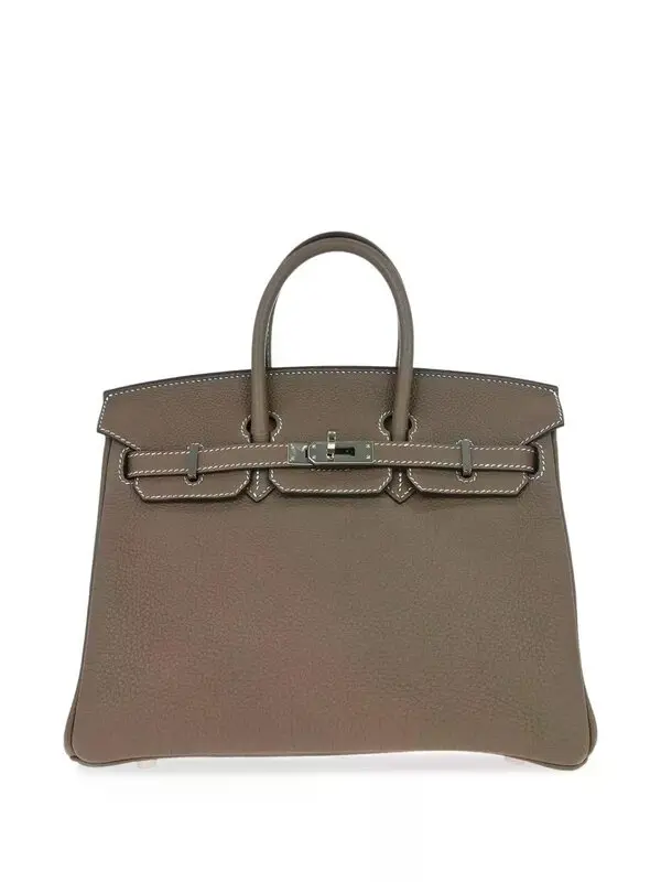 Hermès Birkin 25 Togo Leather Handbag - Neutrals